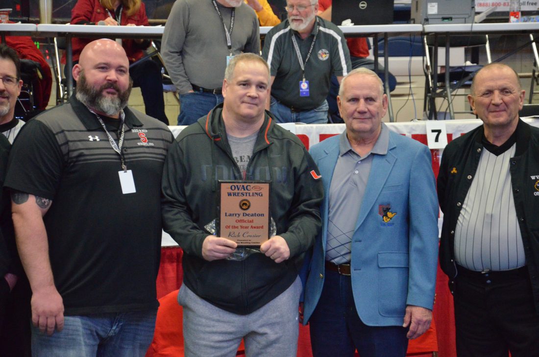 Crosier honored as official of the year | News, Sports, Jobs - The ...